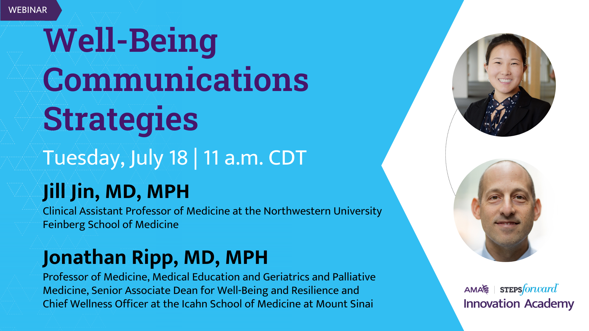 AMA STEPS Forward® Innovation Academy - Upcoming Webinars