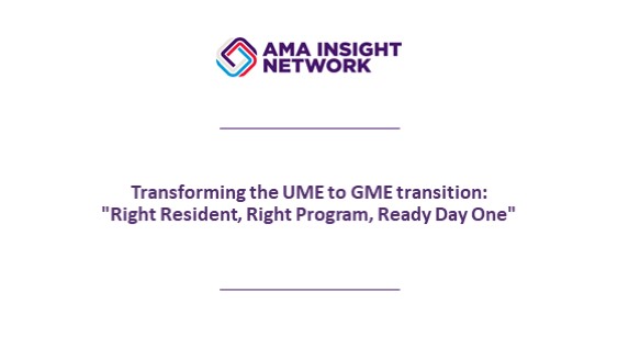 AMA Insight Network: GME Leadership